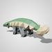 Ankylosaurus Paper Model, 3D Papercraft Template (PDF File) - Etsy