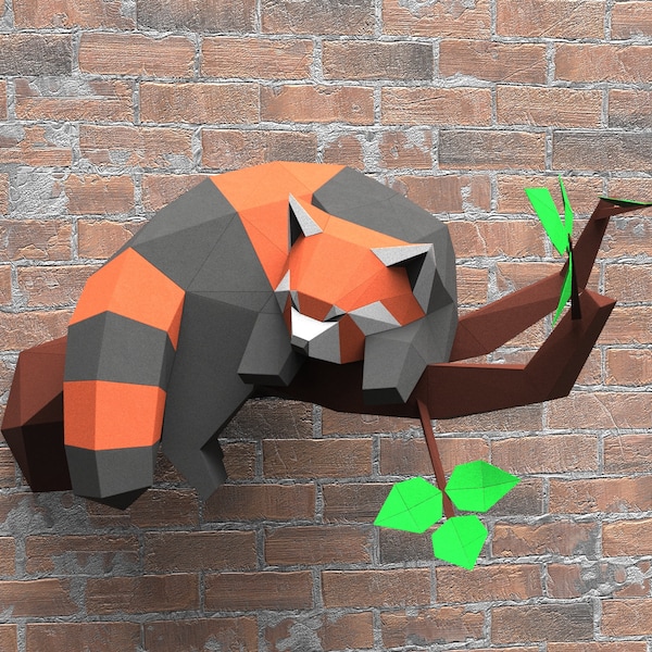 Red Panda Papercraft - Etsy