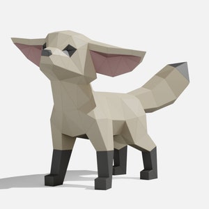Fennec Fox Pose 2 Paper Tempalte, PDF File,instant Download - Etsy