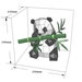 Panda Eating Bamboo Paper Sculpture,printable PDF Template,handmade ...