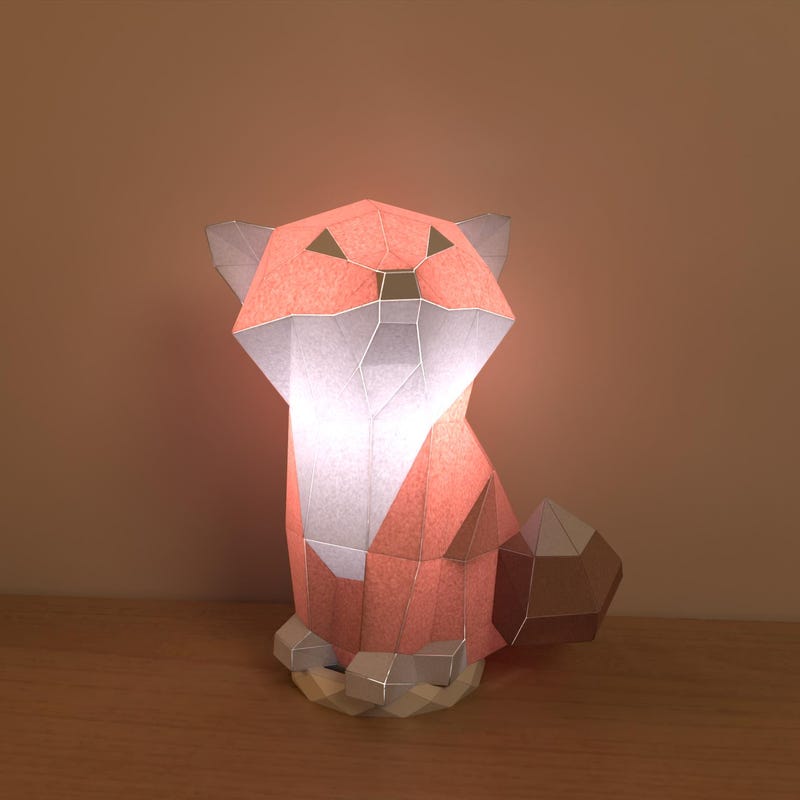 Fox Lamp Shade - Etsy