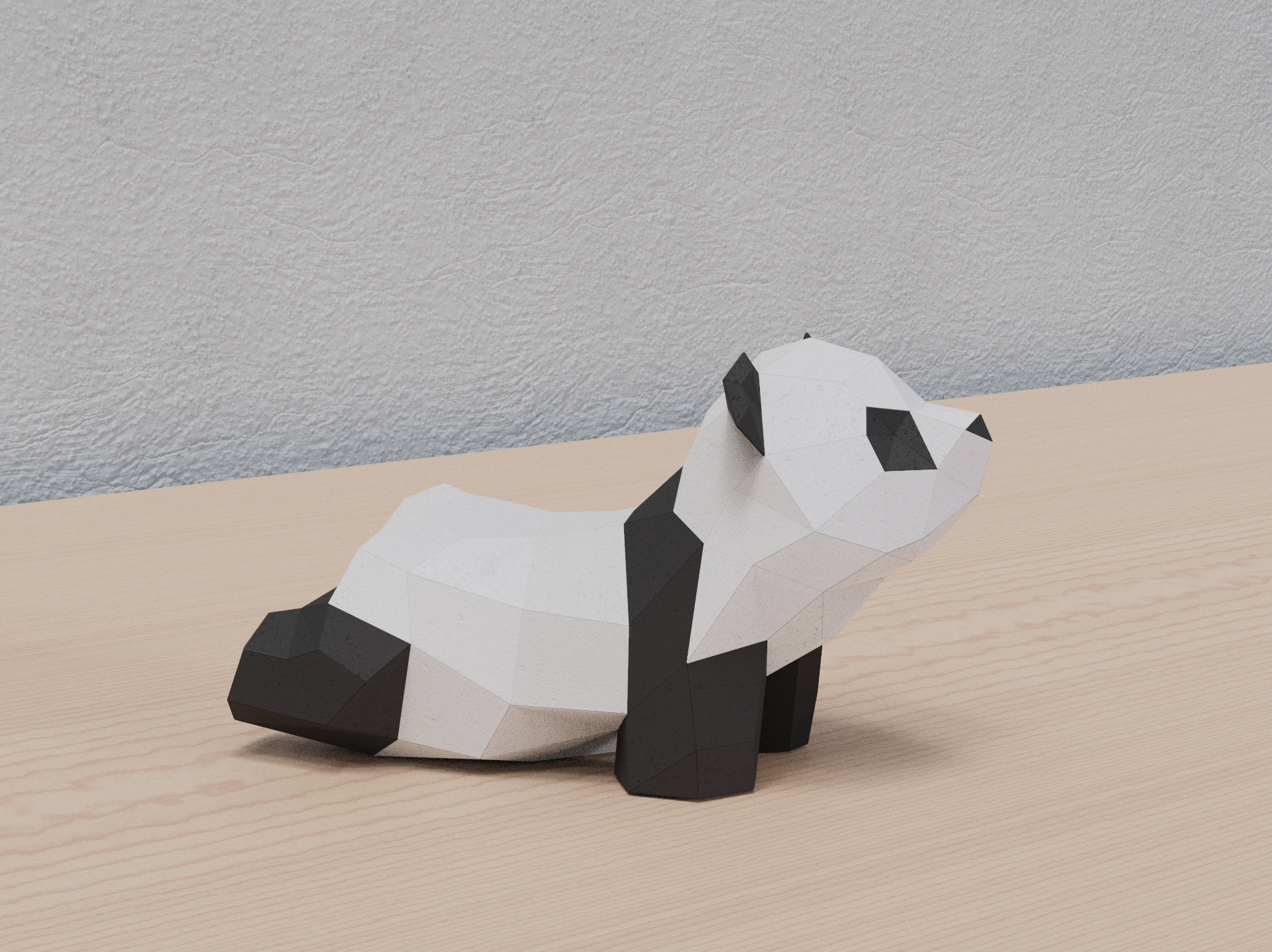 Two Cute Pandas Paper Sculptureprintable PDF - Etsy Australia
