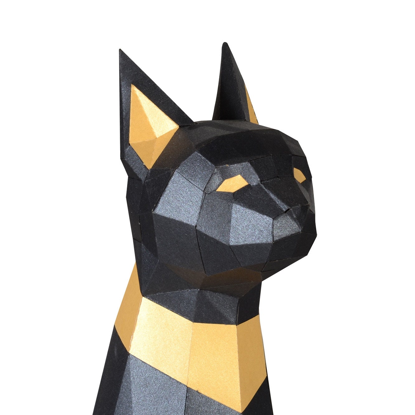 Egypt Cat Paper Model 3D Papercraft Tempalte PDF - Etsy Canada