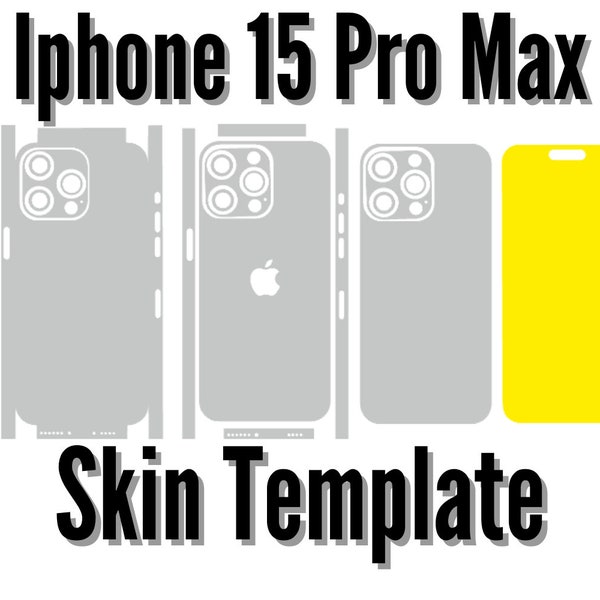 iPhone 15 Pro Max Template Svg - Etsy