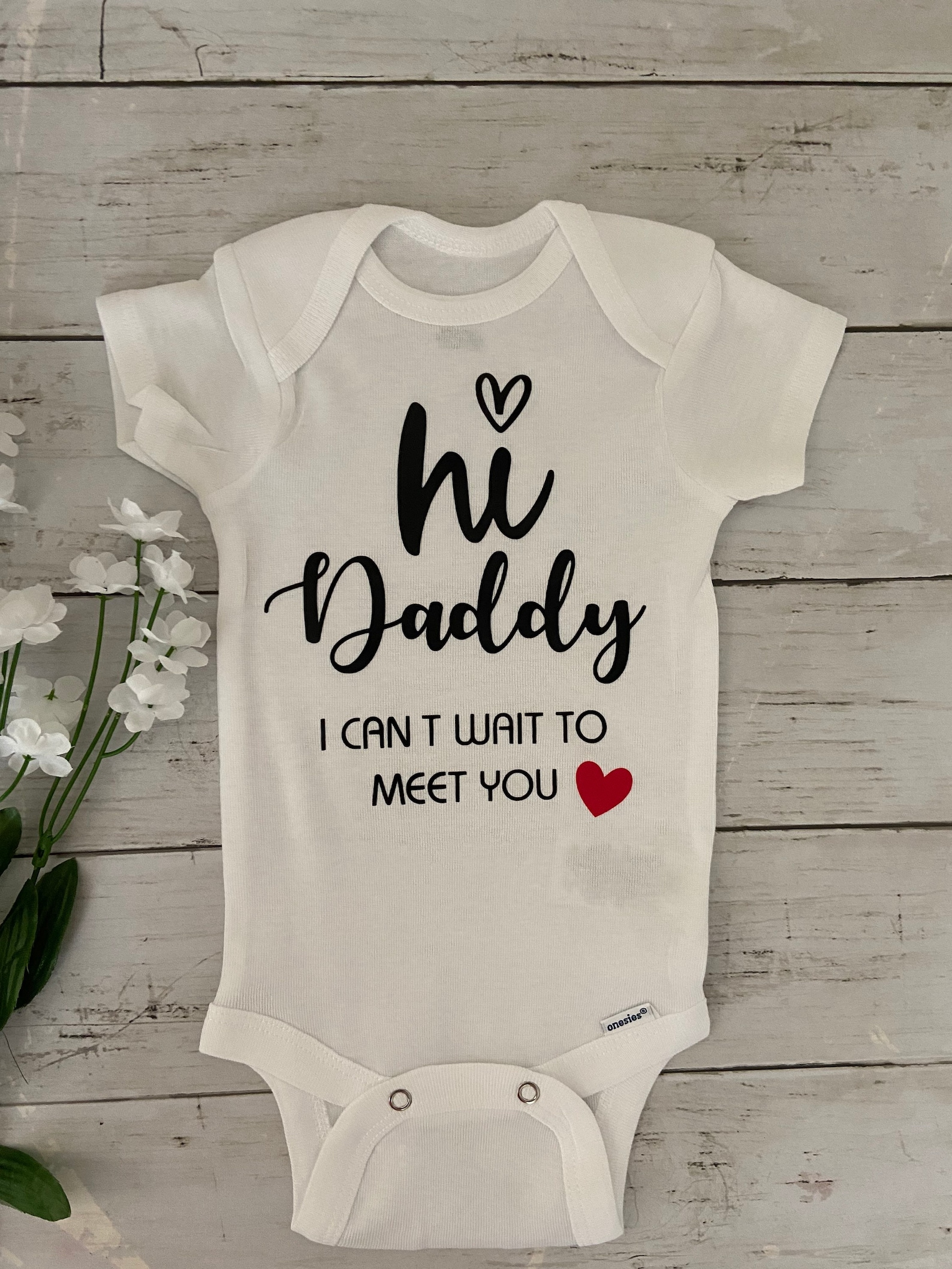 Hi Daddy onesie hello daddy onesie baby announcement | Etsy Hi Daddy onesie hello daddy onesie baby announcement | Etsy