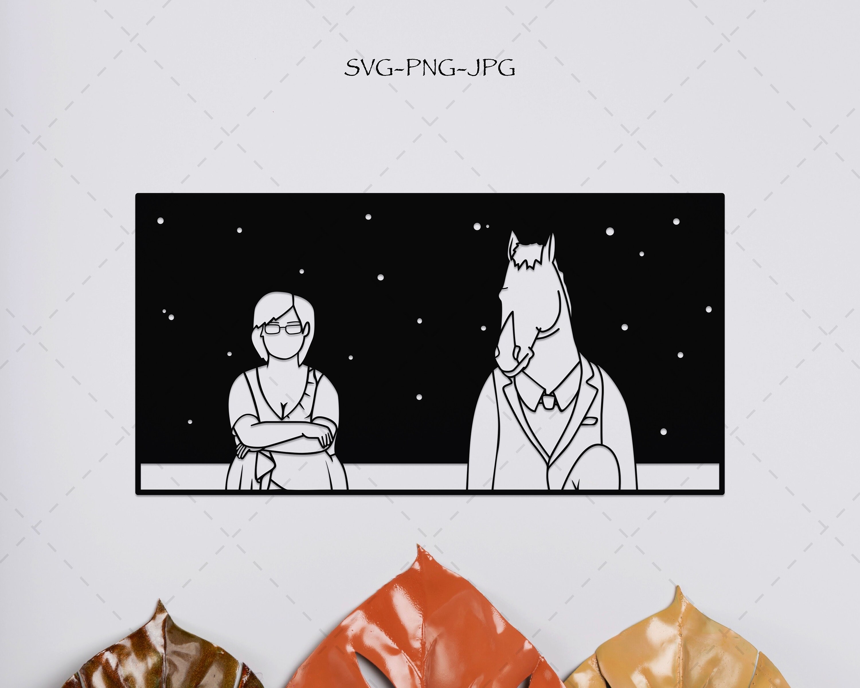 Bojack Horseman Svg Digital Cut File Cricut or Silhouette - Etsy