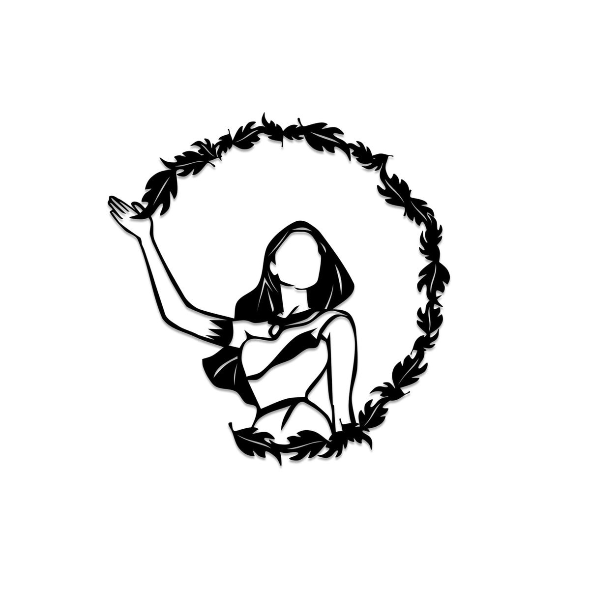 Pocahotas Svg Disney Princess Svg Pocahontas Silhouette Pocahontas