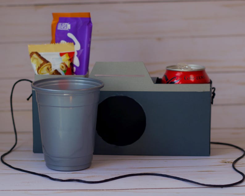 Camera Snack Tray SVG, Cinema Box SVG, Movie Tray Template, Popcorn ...