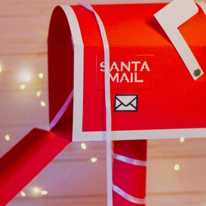Santa Claus Mailbox SVG, Christmas Decoration Template (digital Item ...