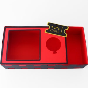 Movie Night Box SVG, Movie Tray Template, Snack Tray, Popcorn, Cutting ...