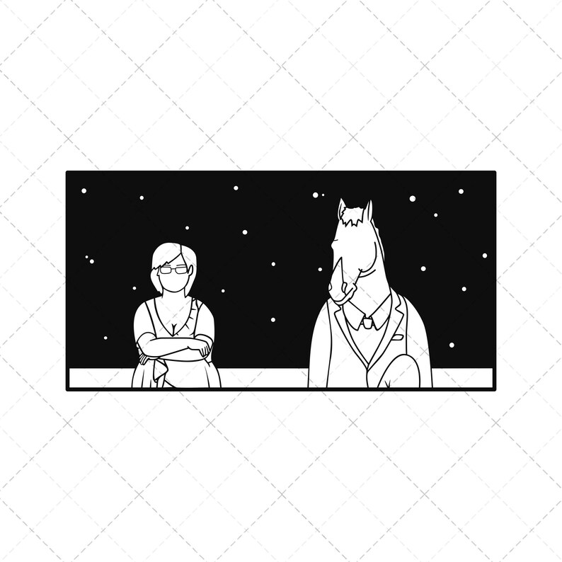 Bojack Horseman Svg Digital Cut File Cricut or Silhouette - Etsy