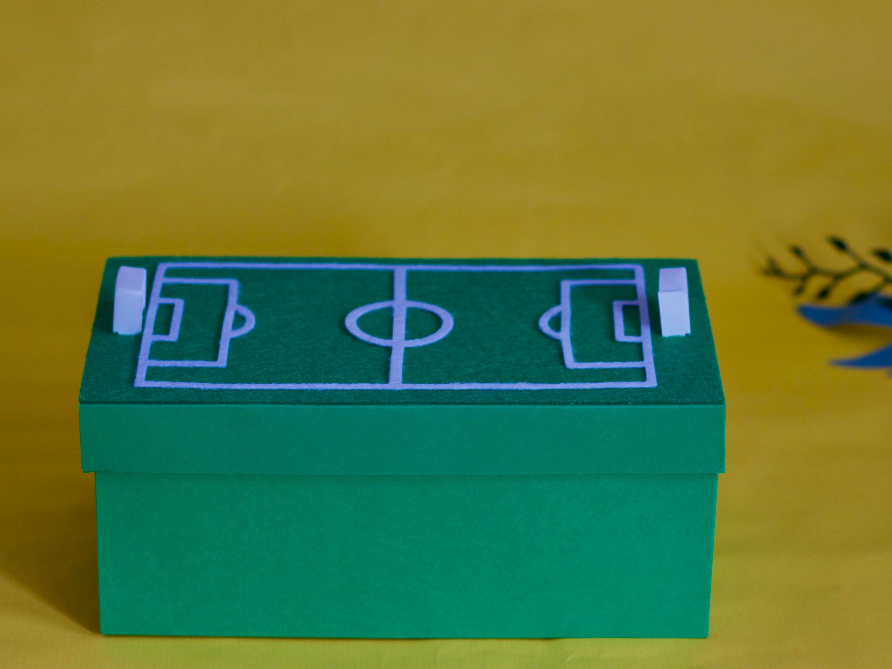 Soccer Field Box SVG, Cutting Machine Project, Template for Cricut ...