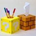 Mario Question Block SVG, Tissue Box, Pencils Box, Cutting Machine ...