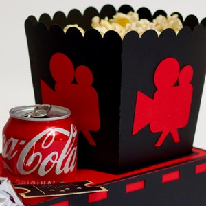 Movie Night Box SVG, Movie Tray Template, Snack Tray, Popcorn, Template ...