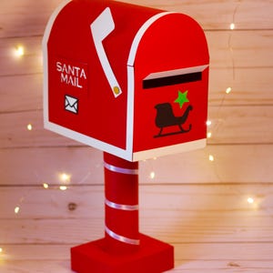 Santa Claus Mailbox SVG, Christmas Decoration Template (digital Item ...