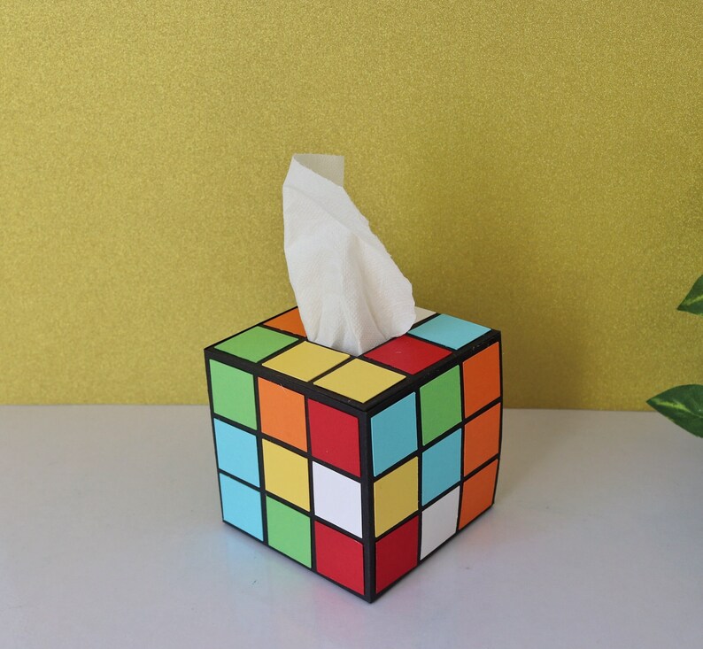 SVG Rubik's Cube Tissue Box Pencils Box Cutting Machine - Etsy