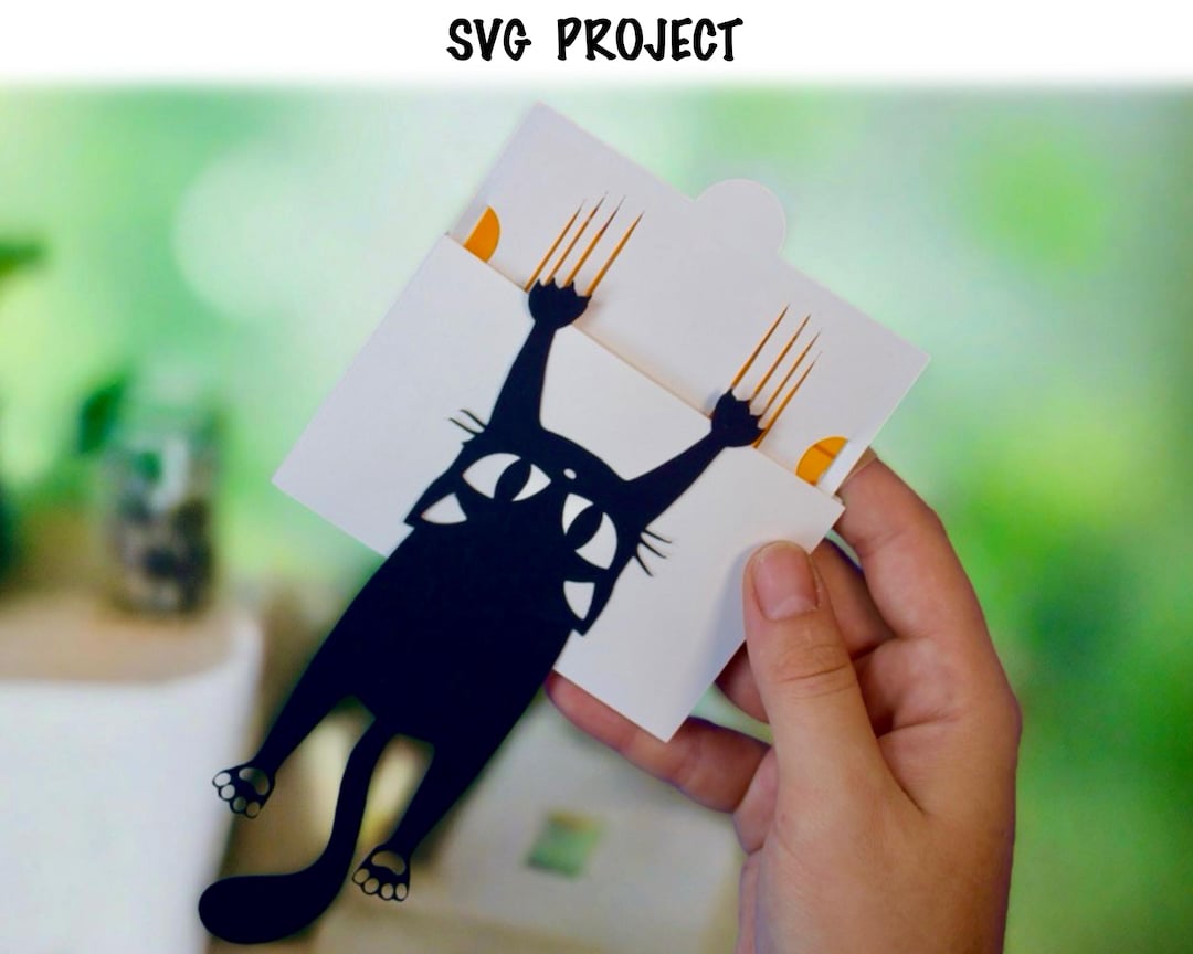 Cat Gift Card Holder SVG, Pet Gift Card Holder, Cutting Machine ...