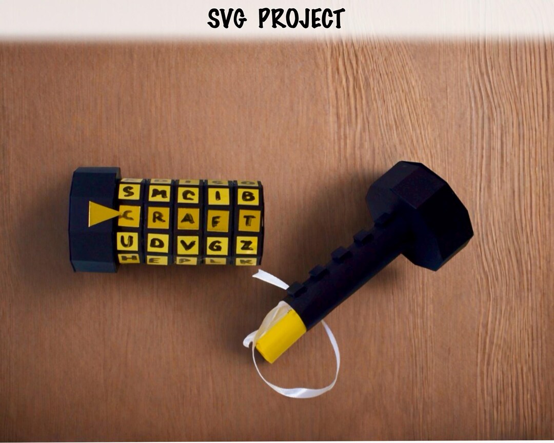 Cryptex Box SVG, Puzzle Box SVG, Escape Room Box SVG, Secret Box ...