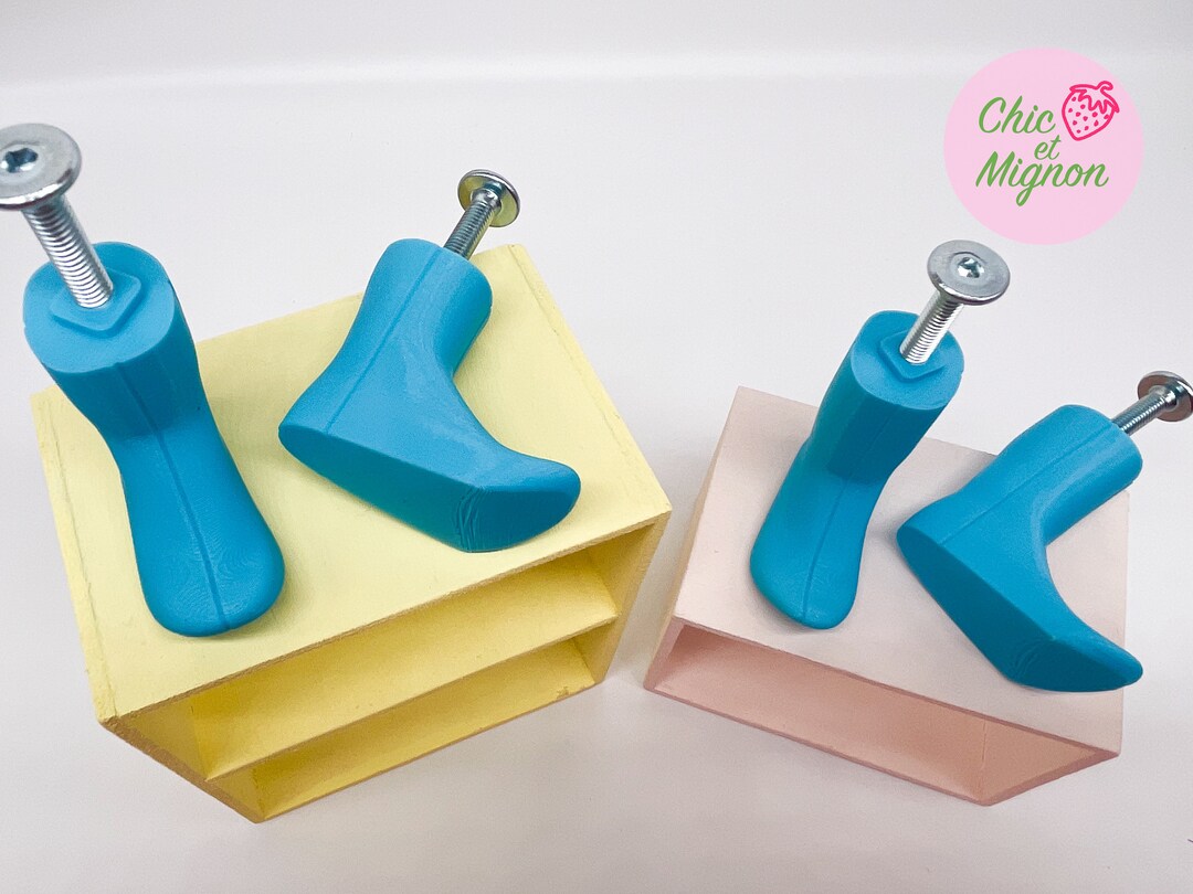 3D Mould With Raised Toe for Making Paola Reina Doll Shoes (collection ...