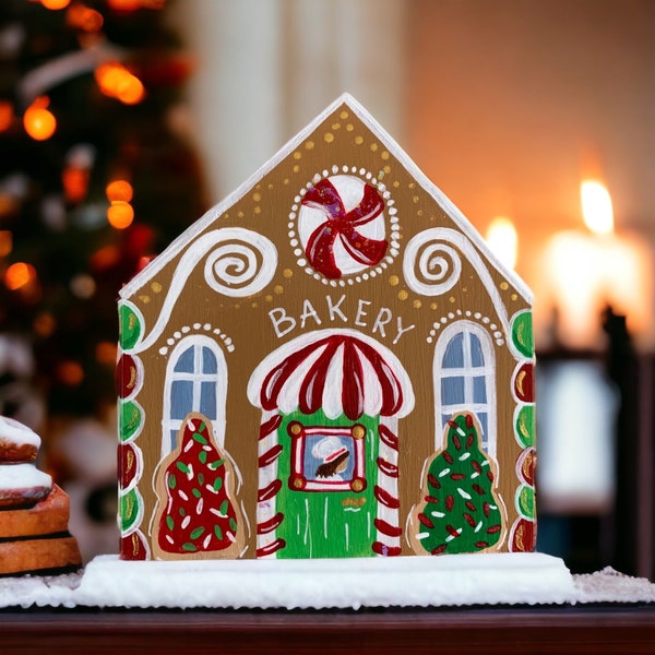 Wood Gingerbread House - Etsy