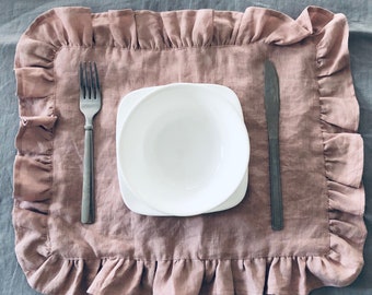Ruffled Placemats | Etsy