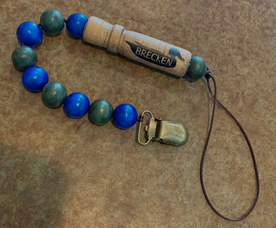 Duck Call Pacifier Clip - Etsy