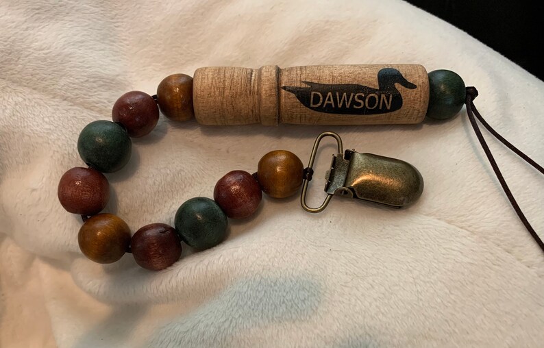 Duck Call Pacifier Clip - Etsy