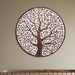 Round Tree Wall Art, Wooden Wall Decor Modern Rustic Piece, Decorative ...