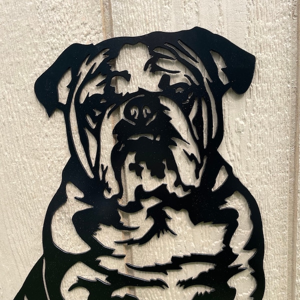 Metal Bulldog - Etsy