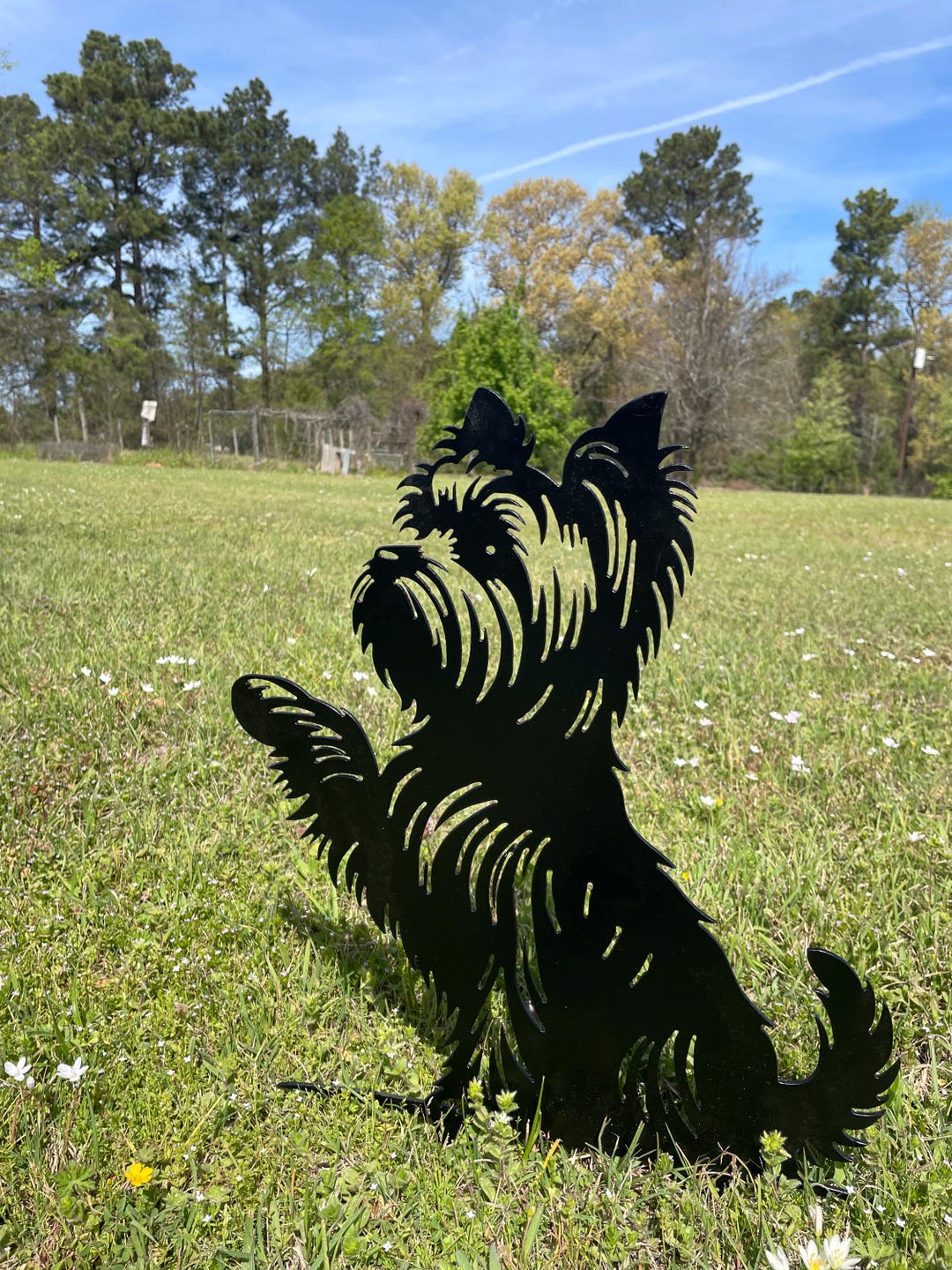 Yorkshire Terrier, Yorkie, Yorkie Yard Dog, Yorkie Yard Art, Dog ...