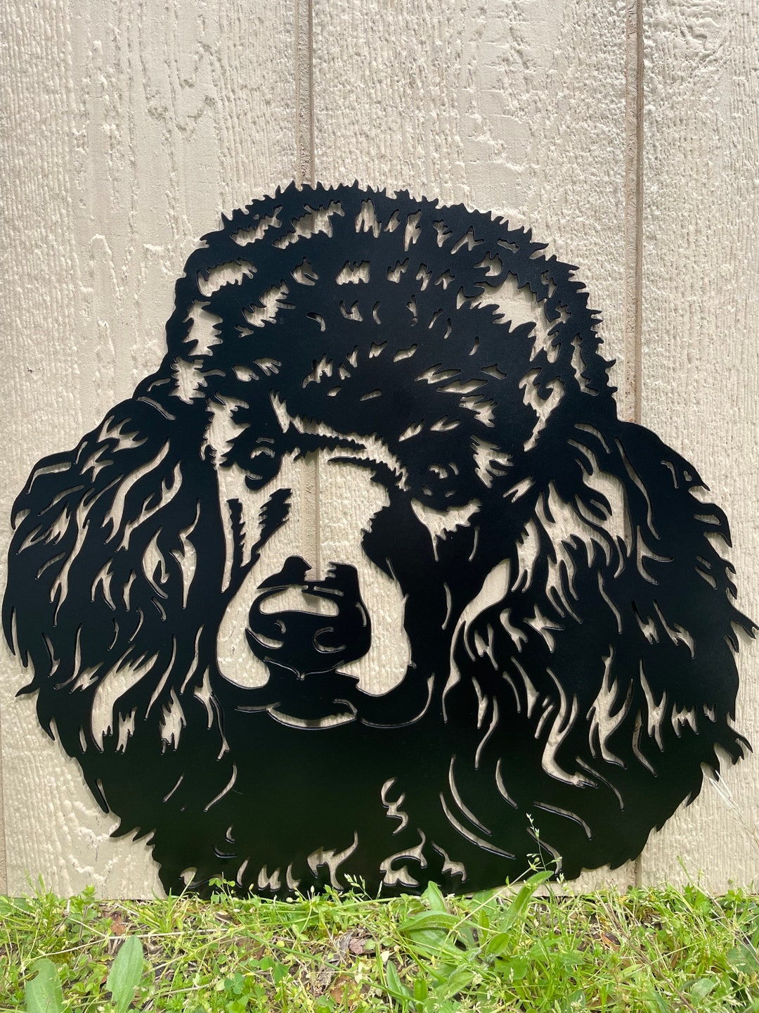 Poodle Metal Wall Art, Personalized Dog, Dog Memorial, Poodle, Poodle ...