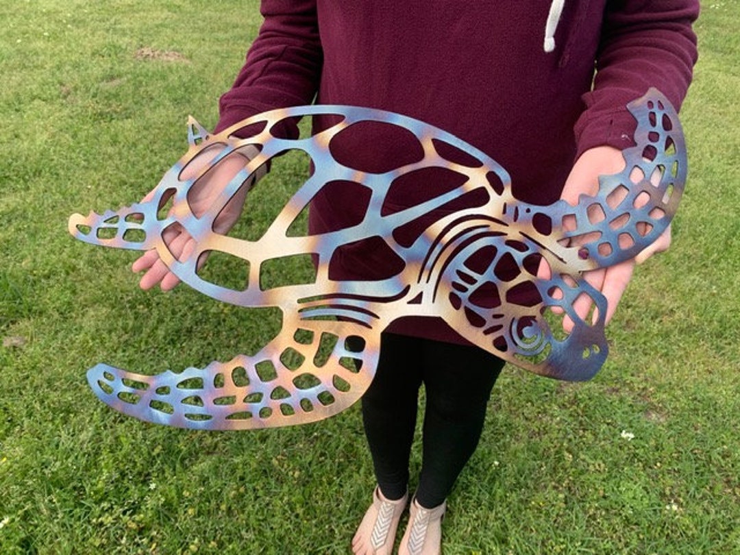 Sea Turtle, Metal Sea Turtle, Turtle, Metal Turtle - Etsy