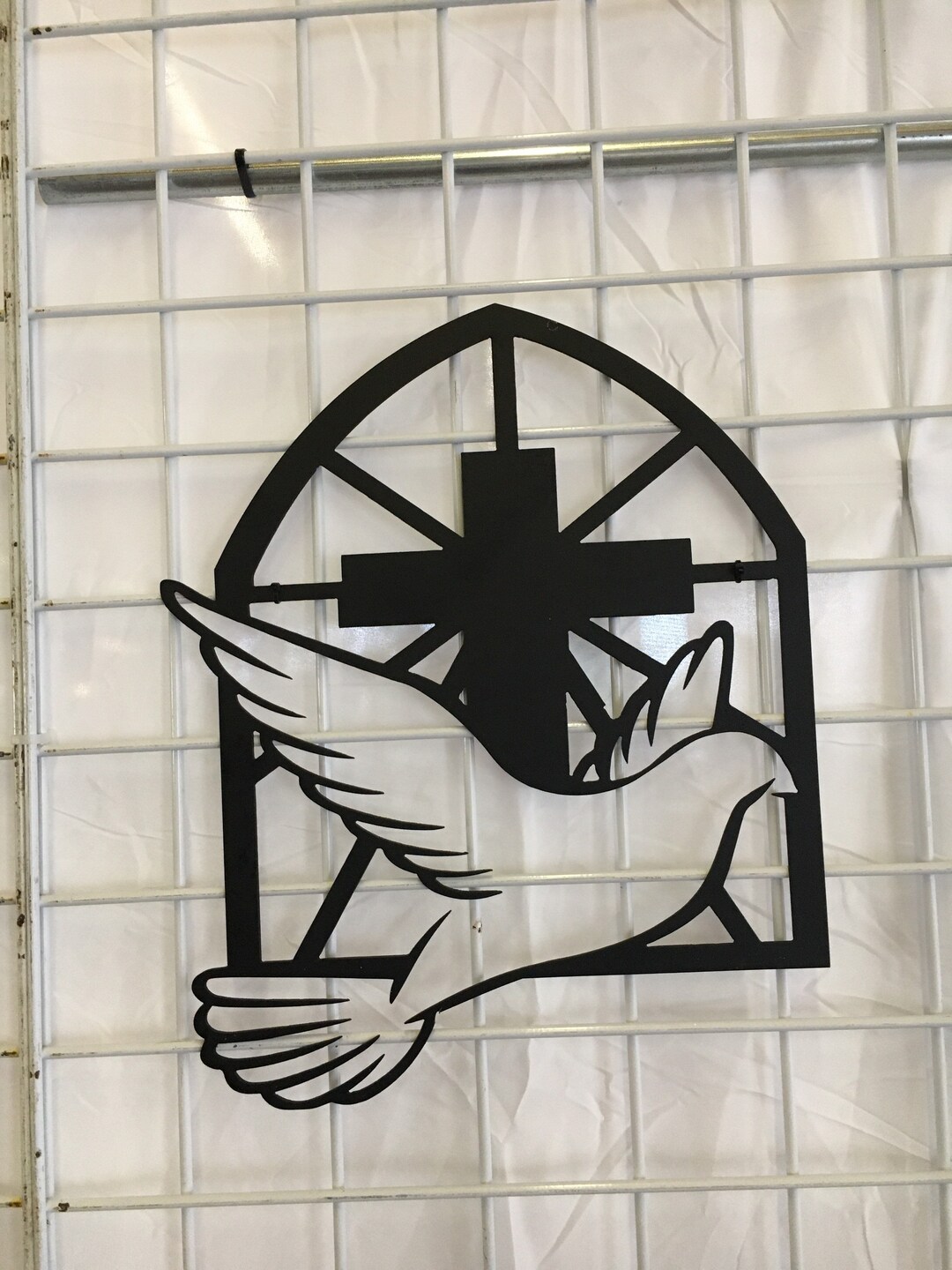 Easter Dove and Cross, Easter Wall Hanging, Christian Symbols, Great ...