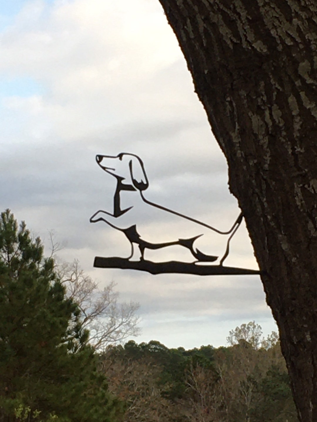 Metal Dog Silhouette, Metal Dachshund Dog Art, Metal Dog Art, Metal Dog ...
