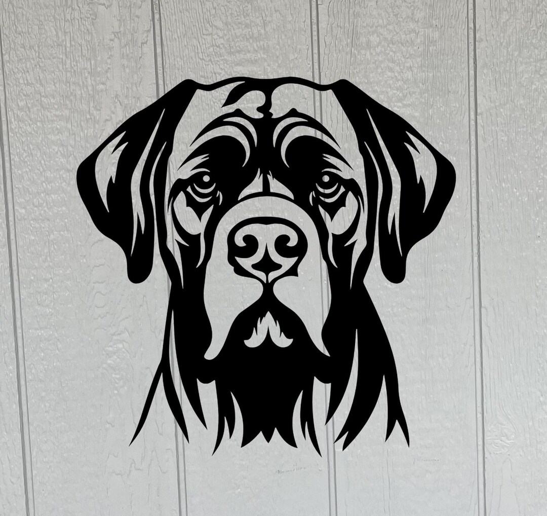 Mastiff, Mastiff Metal Wall Art, Dog Memorial, Personalized Option - Etsy