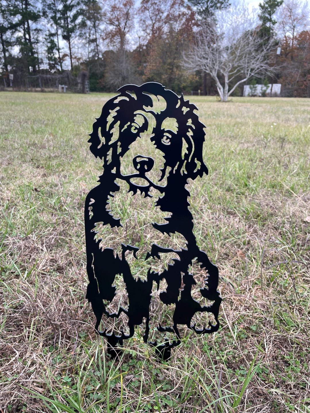 Bernie Doodle, Bernie Doodle Yard Art, Personalized Pet Memorial, Dog ...