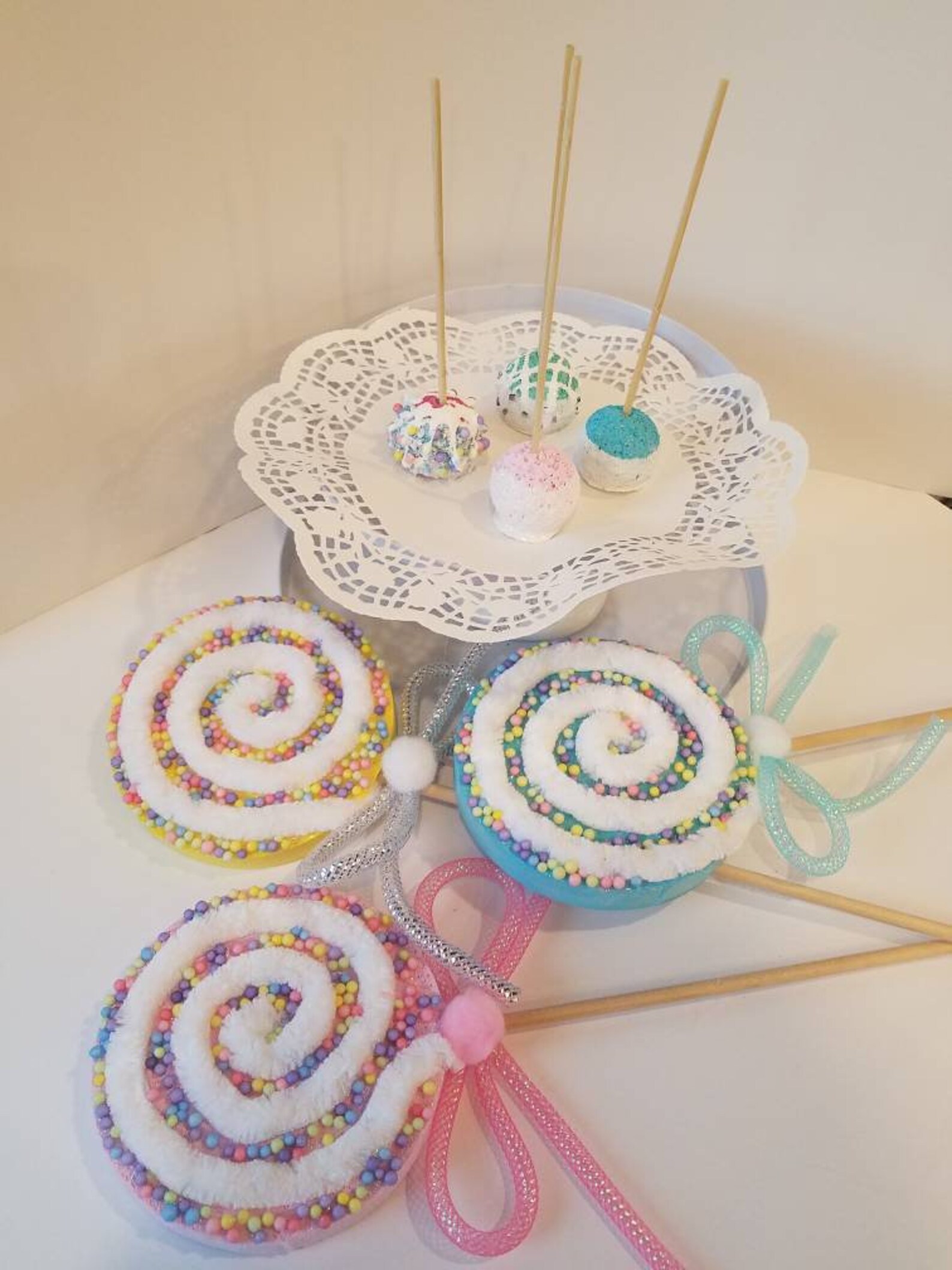 Fake Lollipop Fake Bake Candy Candyland Decor Holiday - Etsy