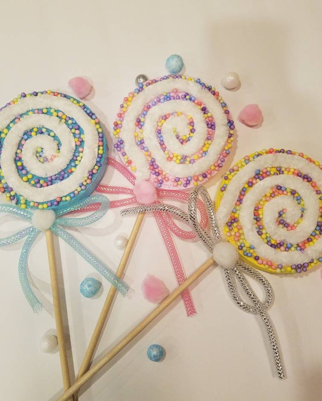 Fake Lollipop, Fake Bake Candy, Candyland Decor, Holiday Decor ...
