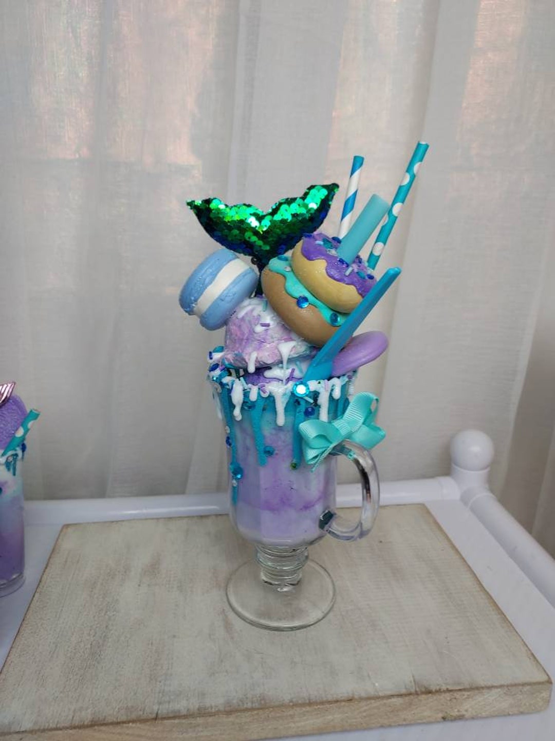 Mermaid Fake Bake Extreme Milkshake, Faux Mermaid Milkshake, Fake Ice ...