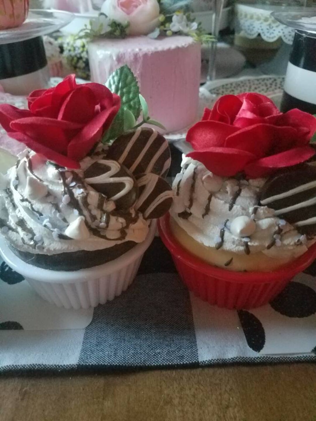 Fake Bake Cupcake, Fake Bake, Faux Sweets, Faux Cupcake, Faux Chocolate ...