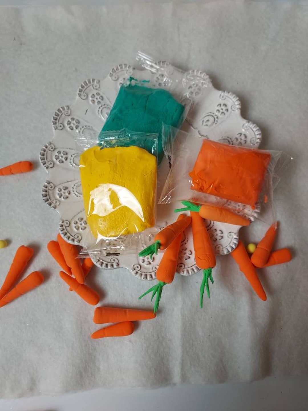 Air Dry Clay, DIY Air Dry Clay, Mini Clay Kit, Spring Clay Mix, Green ...