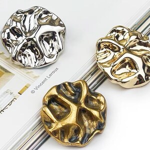 5PC Texture Buttons，fashion Coat Button， Decorative Buttons，clothing ...