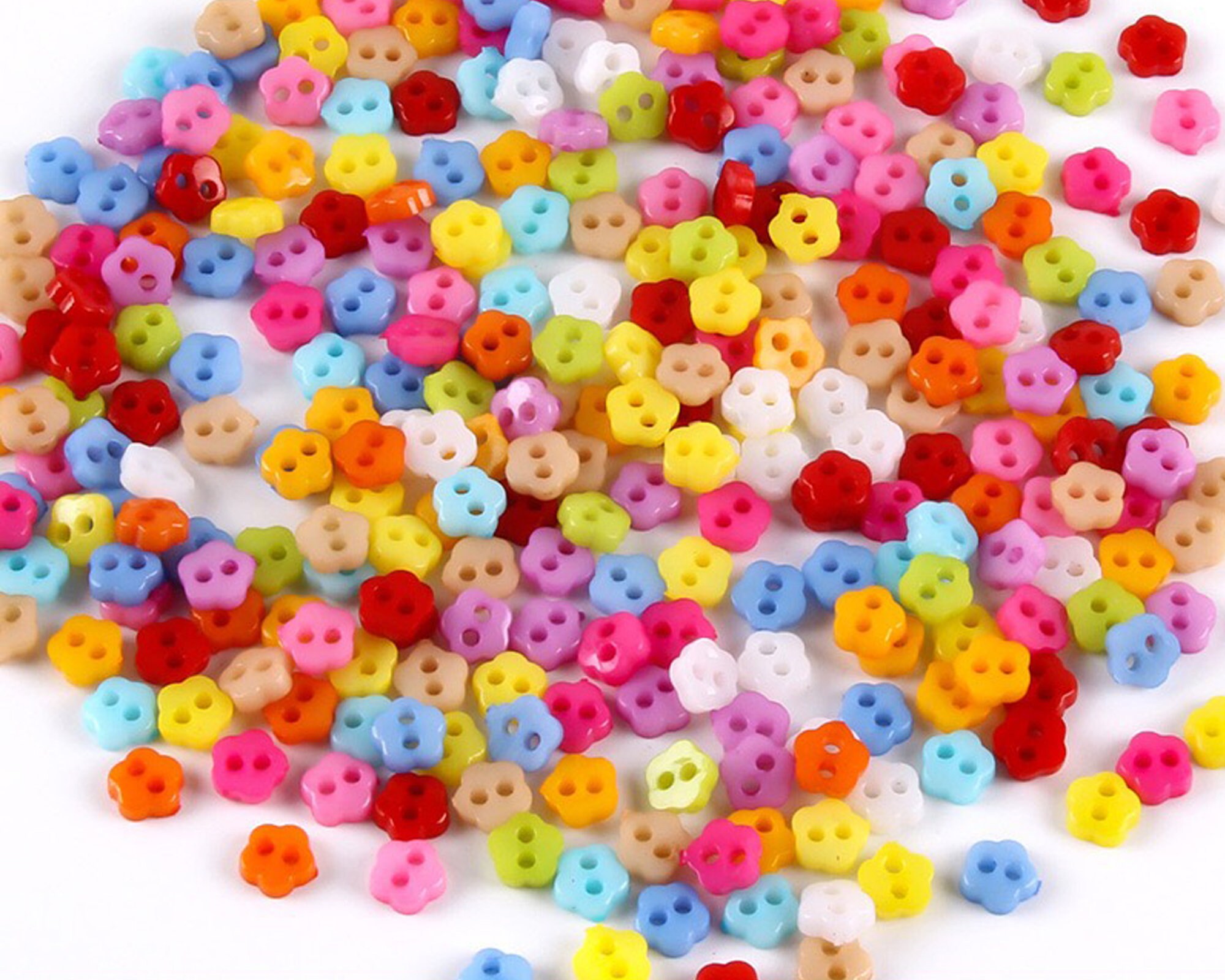 6mm Micro Mini Buttons-mix Color Small Button-super Tiny Plastic Button ...