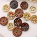 20pcs Candy Buttoncolorful Buttons-plastic Assorted Round Buttons-round ...