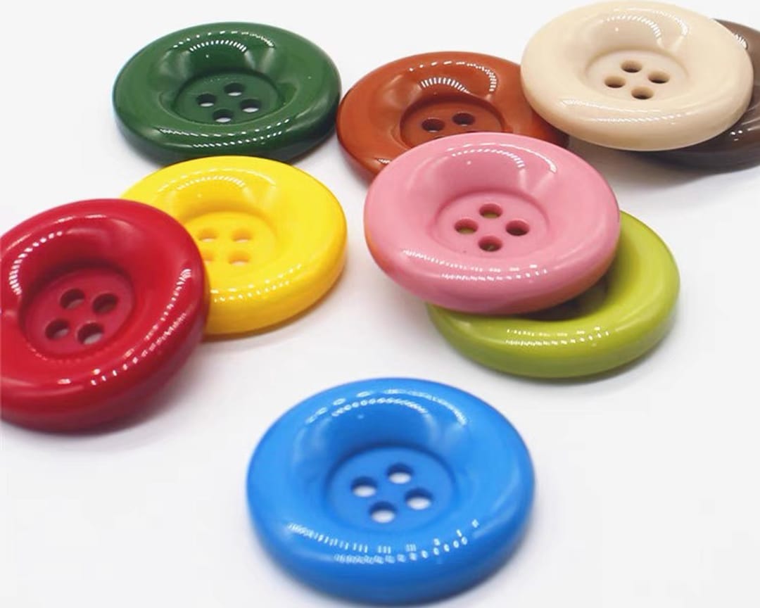 20pcs Candy Button，colorful Buttons-plastic Assorted Round Buttons ...