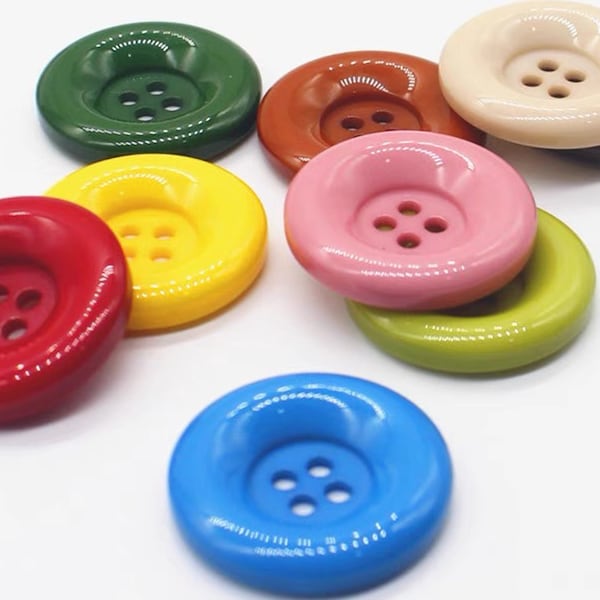 Plastic Buttons - Etsy