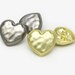 5pcs Gold Heart Metal Buttons，fashion Coat Buttons， Decorative Buttons ...
