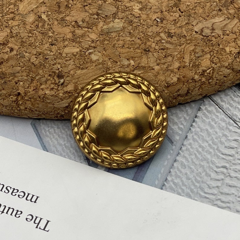 5PC Vintage Buttons Texture Buttonsfashion Coat Button - Etsy