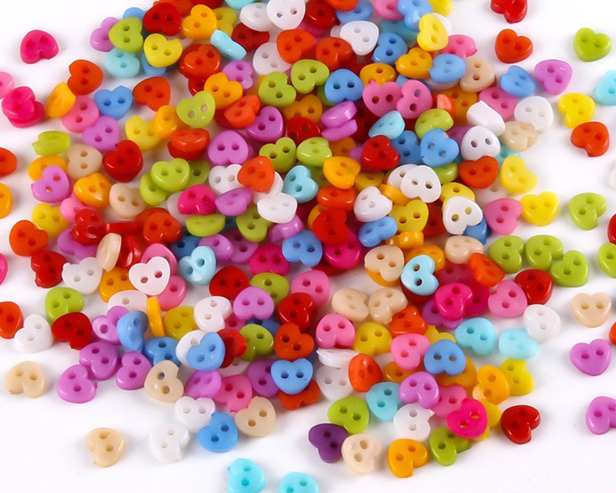 6mm Micro Mini Buttons-mix Color Small Button-super Tiny Plastic Button ...