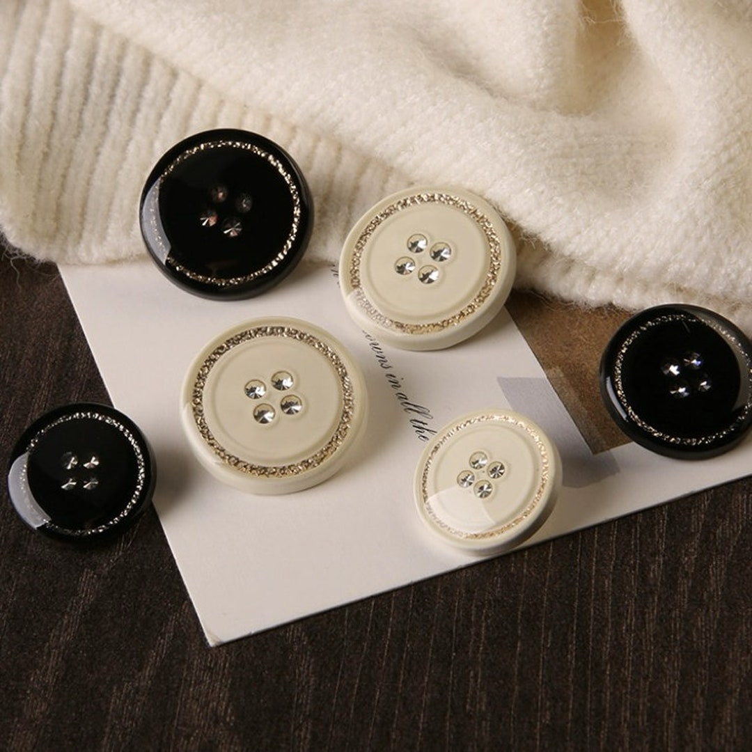 5PC Suit Coat Buttons, Metallic Diamond Buttons,fashion Coat Buttons ...